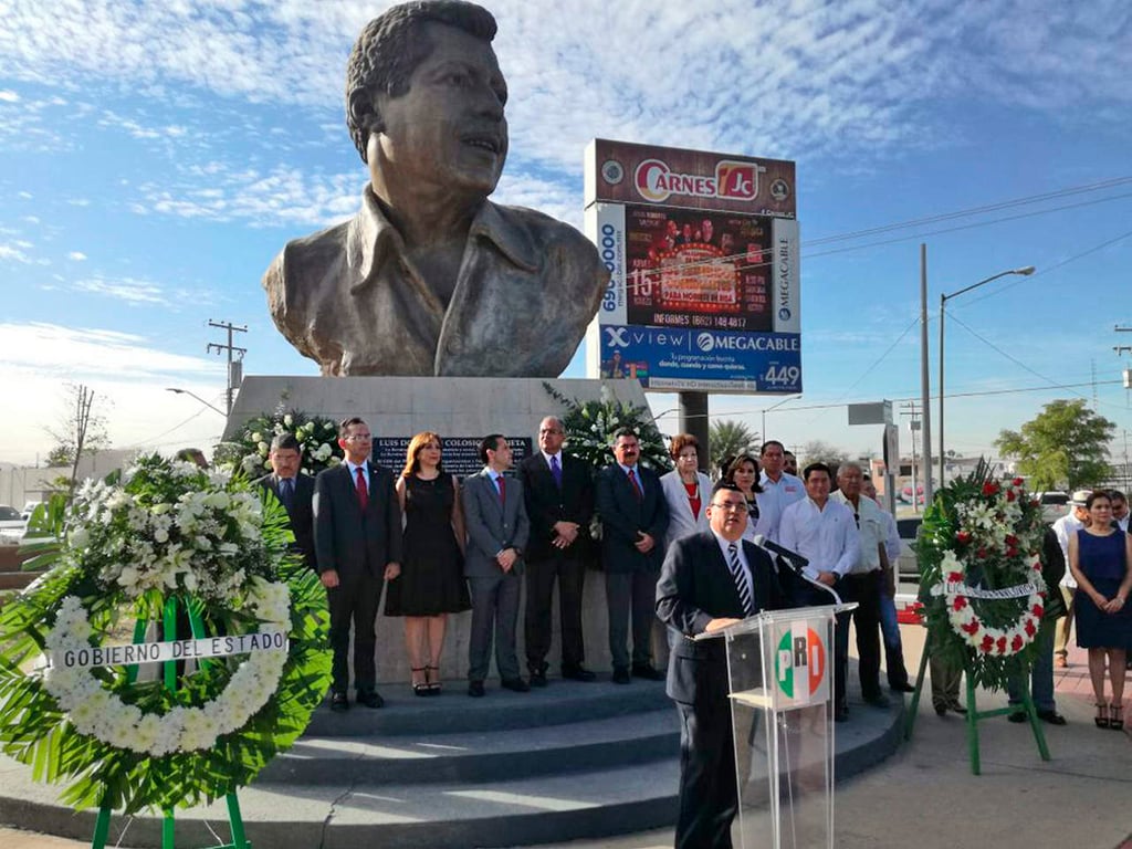 Recuerdan a Colosio en aniversario de su asesinato