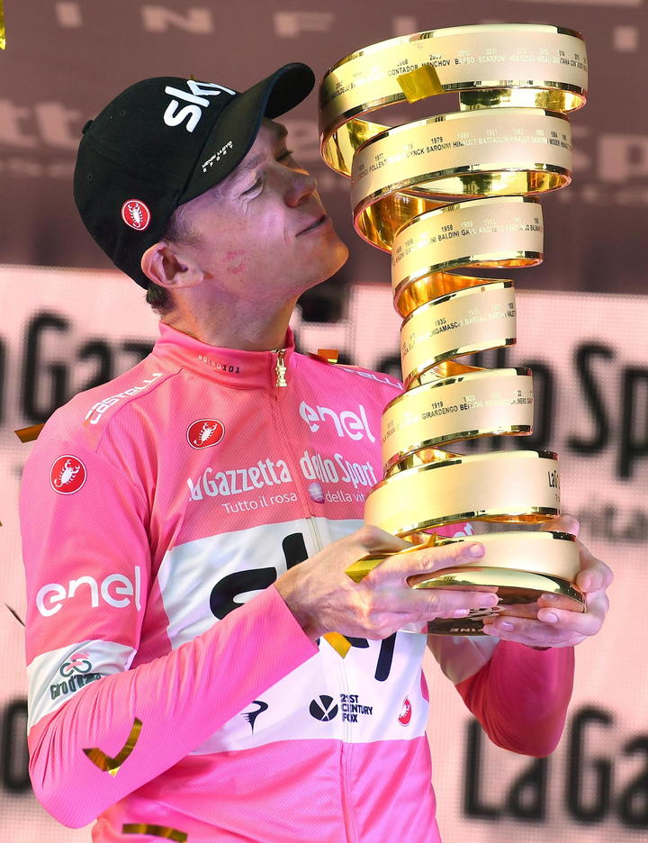 Froome gana su primer Giro