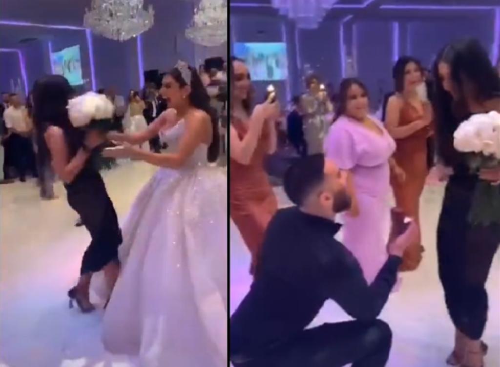 Propuesta de matrimonio durante boda es criticada