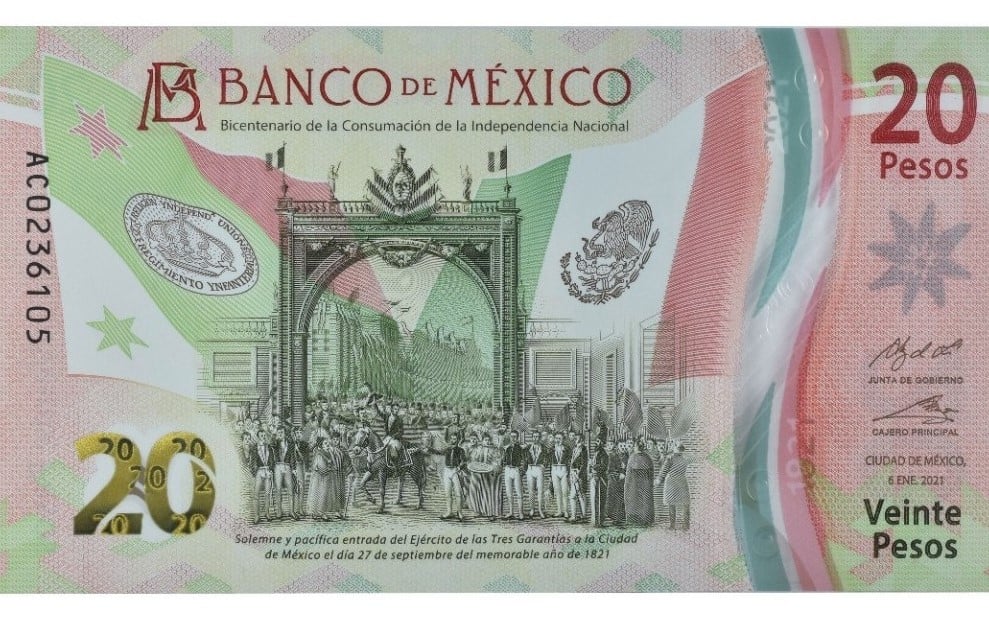 Circularán 20 diseños de monedas de veinte pesos para sustituir al billete