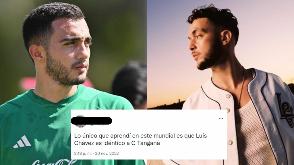 Señalan en redes el parecido entre el futbolista Luis Chávez y el ...