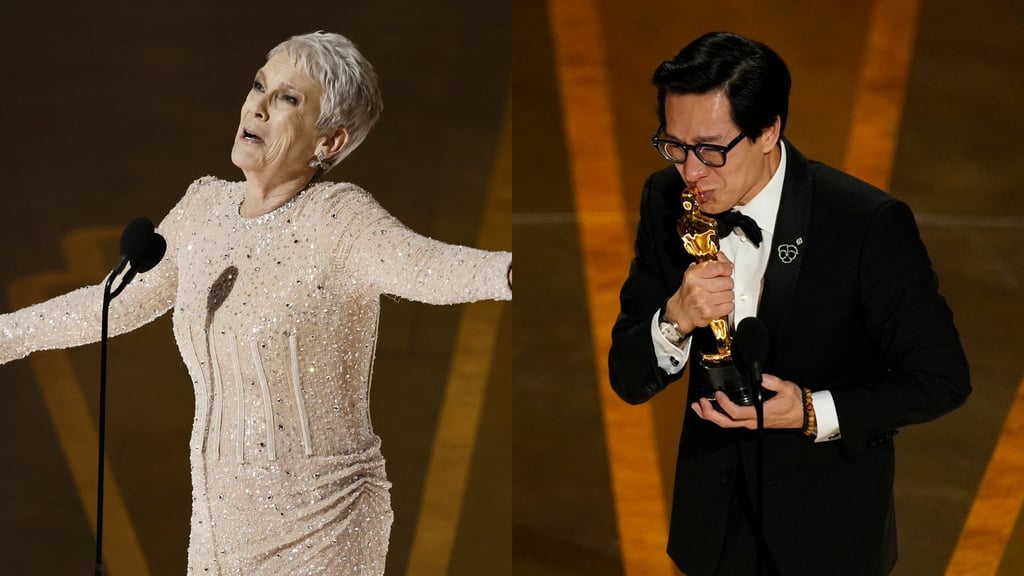 Ke Huy Quan y Jamie Lee Curtis, mejores actores de reparto en los Oscar ...