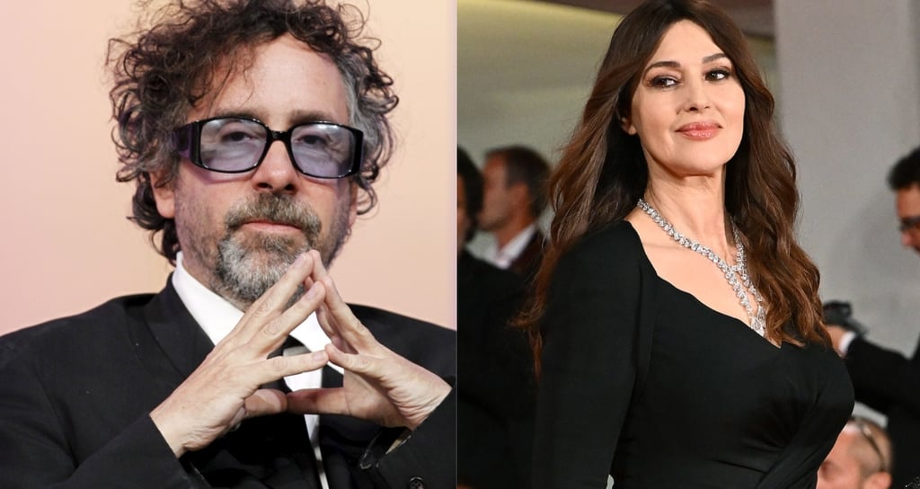 Mónica Bellucci confirma su romance con el director de cine, Tim Burton