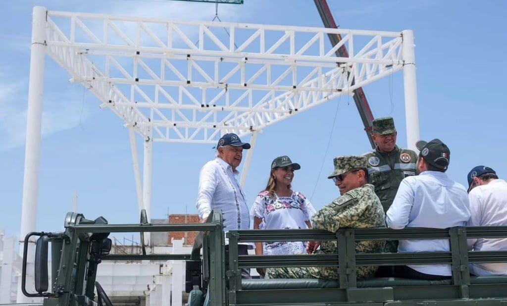 AMLO supervisa construcción del Aeropuerto Internacional de Tulum