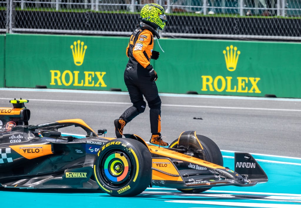 ¡Increíble! Lando Norris gana el Gran Premio de Miami; deja atrás a Max y Checo Pérez