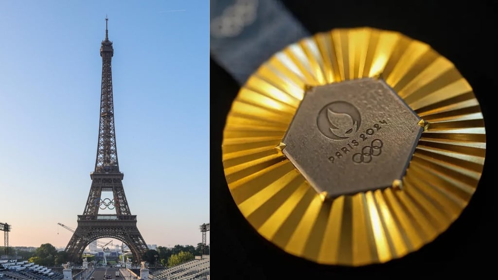 París 2024 Medallas Olímpicas Tendrán Un Pedazo De La Torre Eiffel