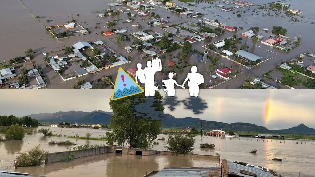 Evacuan a habitantes de La Palestina; comunidad amaneció bajo el agua