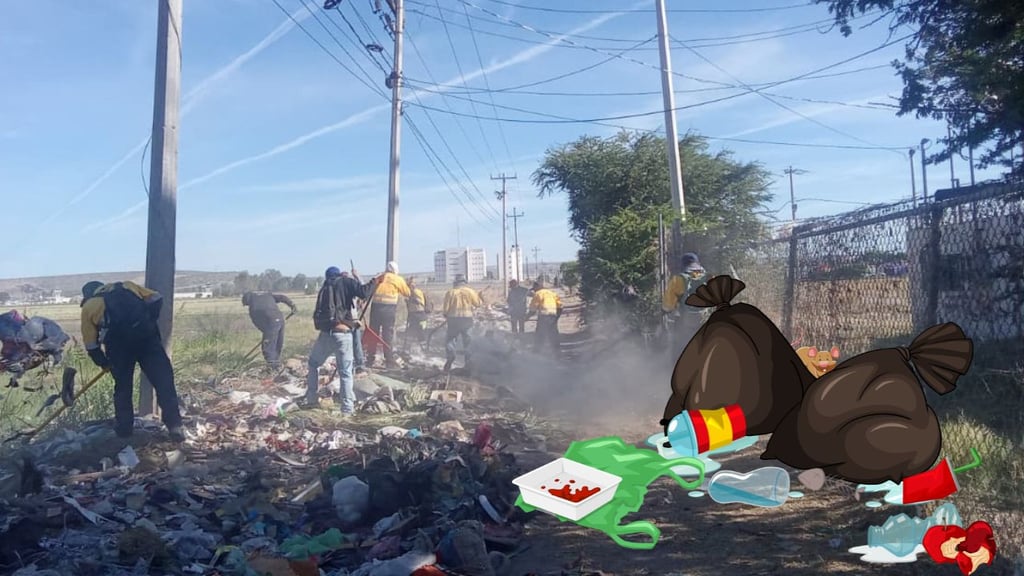 Limpian dos tiraderos clandestinos en Durango; uno estaba cerca de Fiscalía