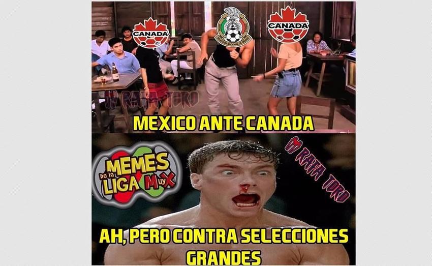 Llueven memes del México - Canadá