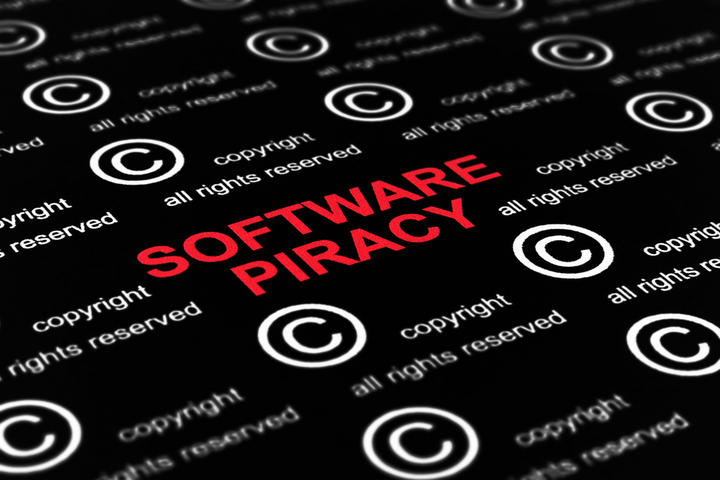 Pirata, más del 43% del software