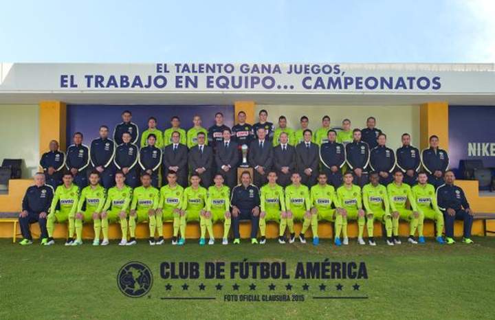 América se toma foto oficial del Clausura 2015