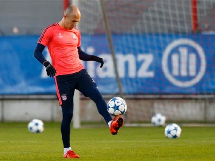 Guardiola juega sin Arjen Robben