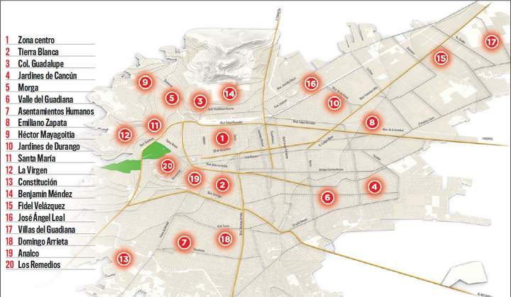 Así deja PRI el mapa delictivo