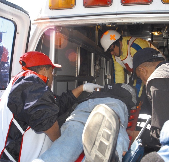 Un lesionado en 'reversazo'