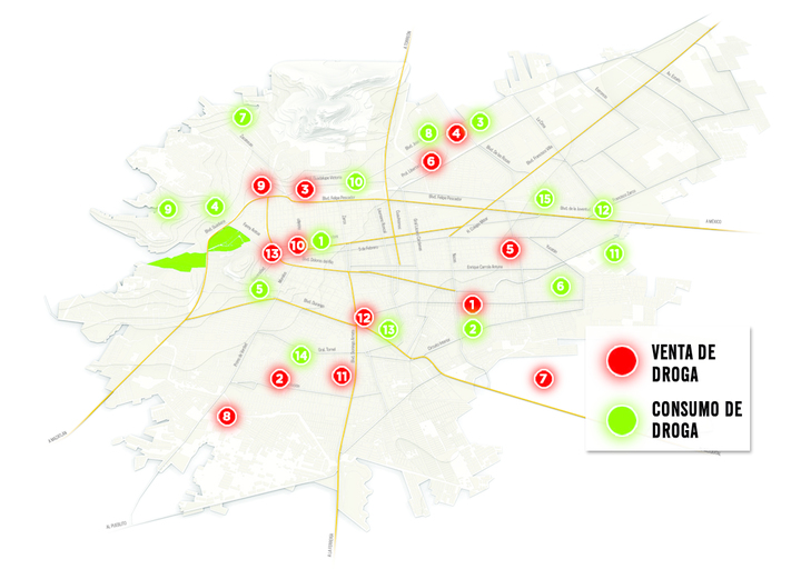 Cambia el mapa de la droga