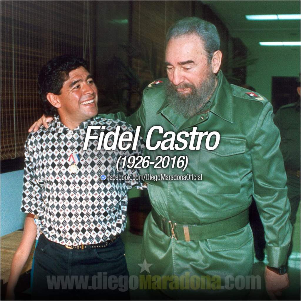Fidel Castro fue como mi segundo padre: Maradona