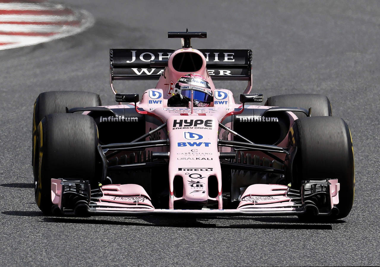 Contento 'Checo' Pérez con el desempeño de Force India