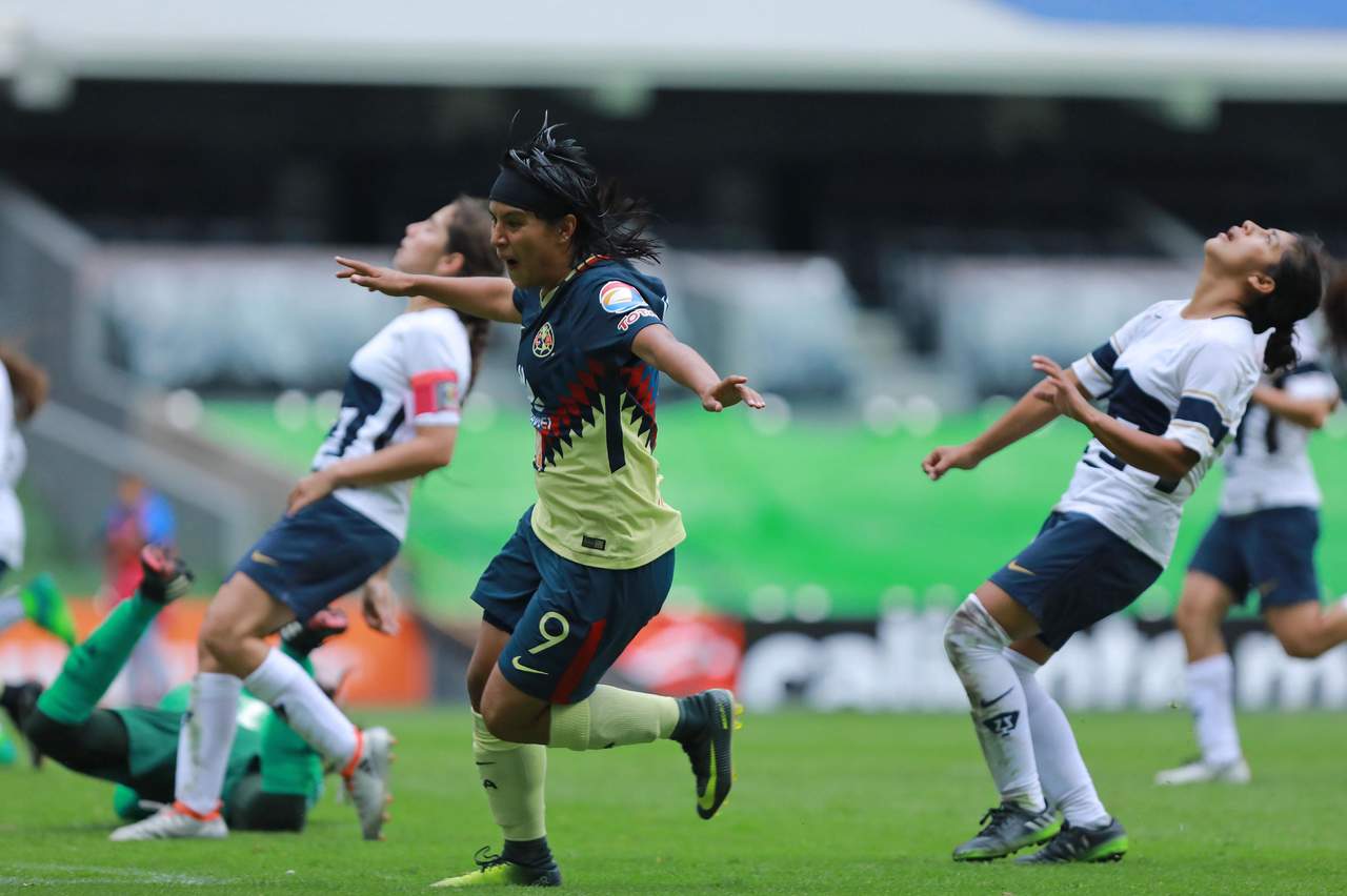 América femenil vence de último minuto a Pumas