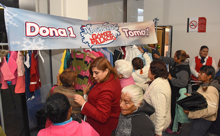 Buena respuesta en donación de ropa