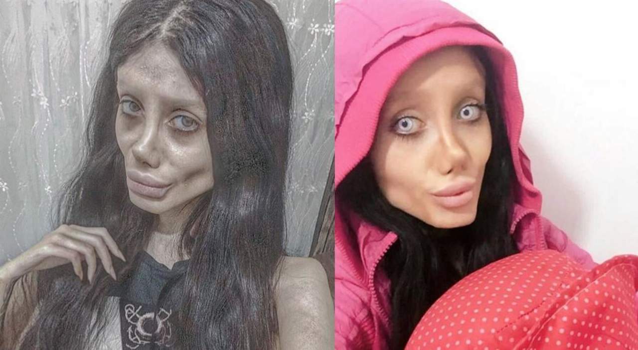 La 'Jolie zombie' revela su verdadero rostro
