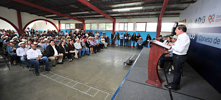 Con obras, Coneto es un mejor lugar para vivir: Aispuro