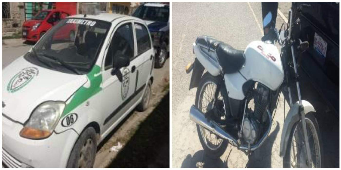 Recuperan dos vehículos con reporte de robo Recuperan dos vehículos con reporte de robo