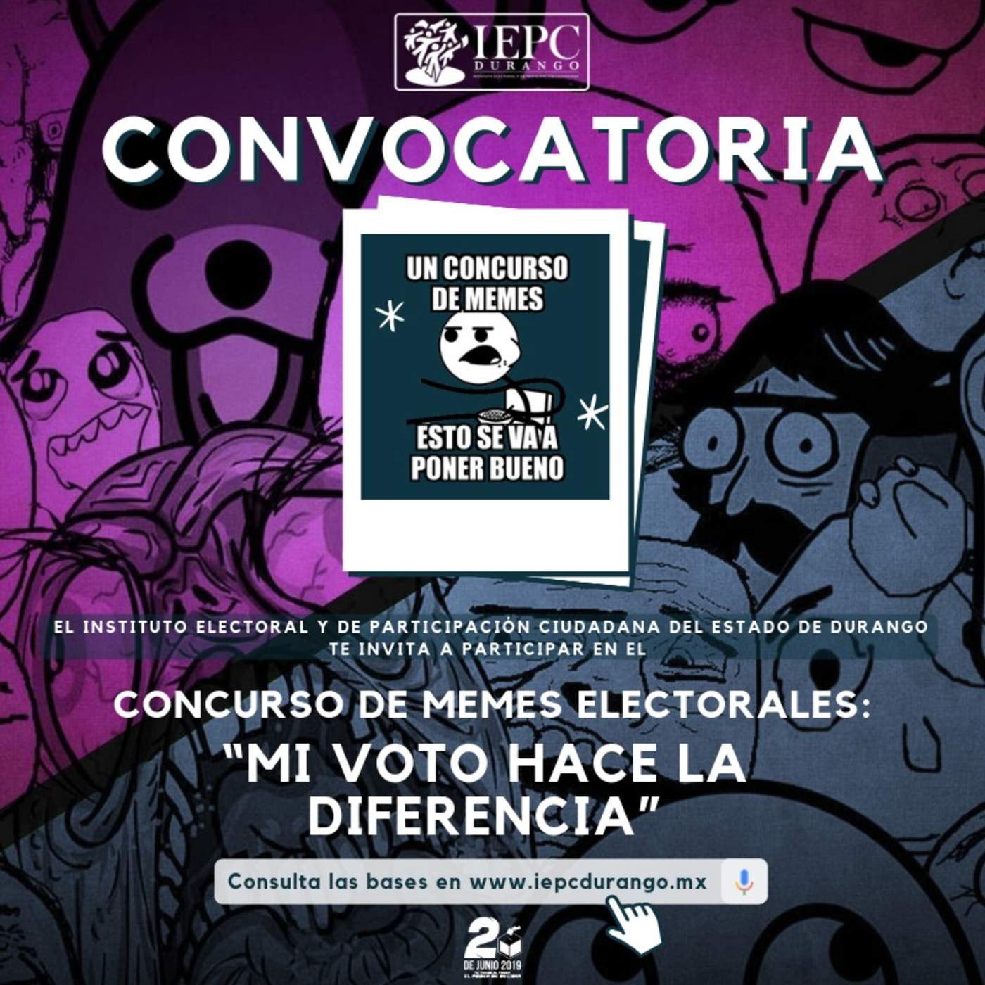 Convocan a concurso de memes que promuevan el voto en Durango