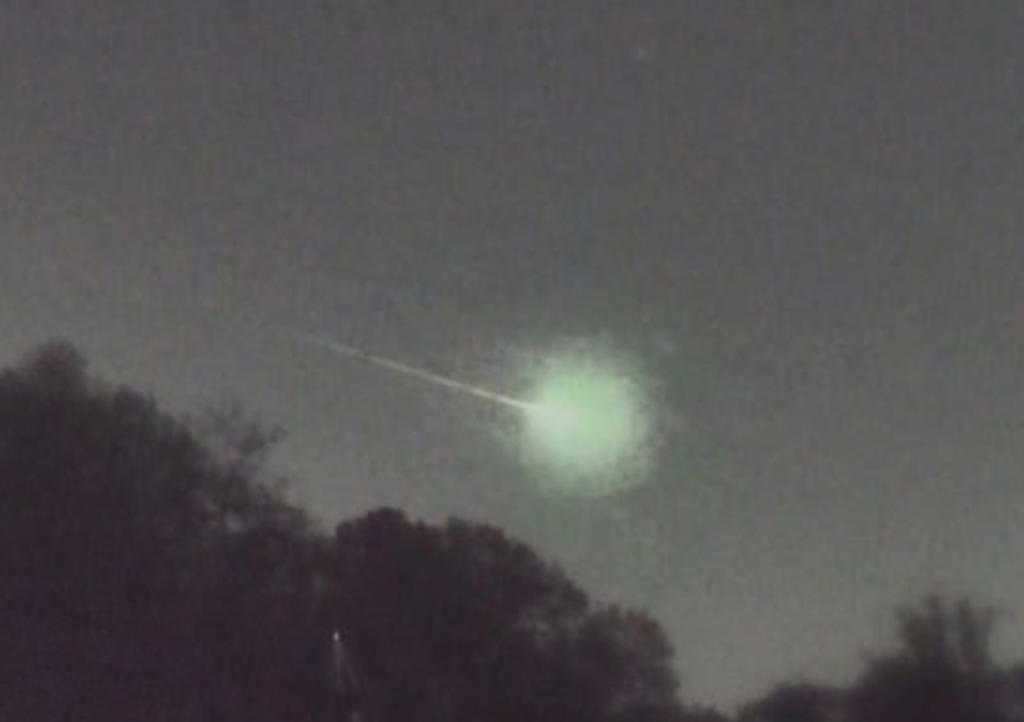 Captan meteorito en el cielo de Estados Unidos