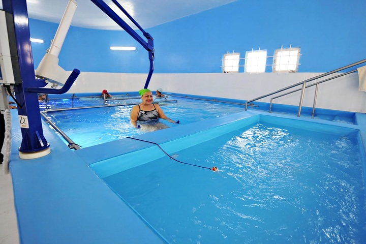 Nuevos tanques de hidroterapia en el CREE