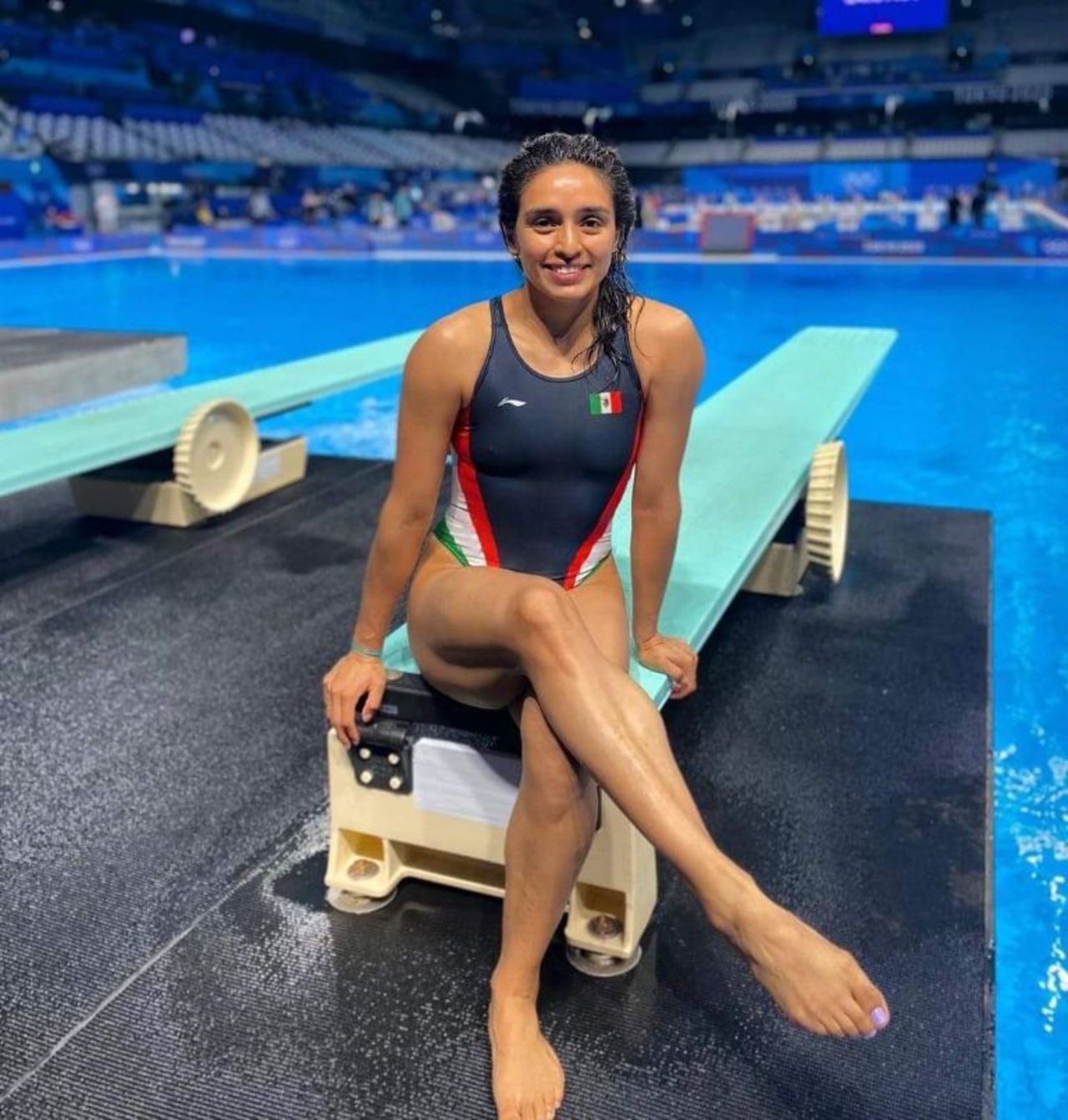 Un tropezón frustró clavado de mexicana