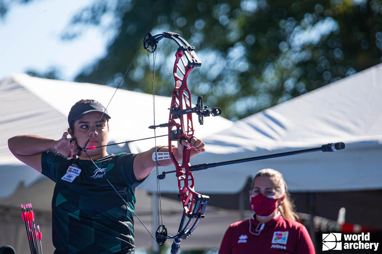 Andrea Becerra queda en quinto sitio de la Copa del Mundo de Tiro con Arco