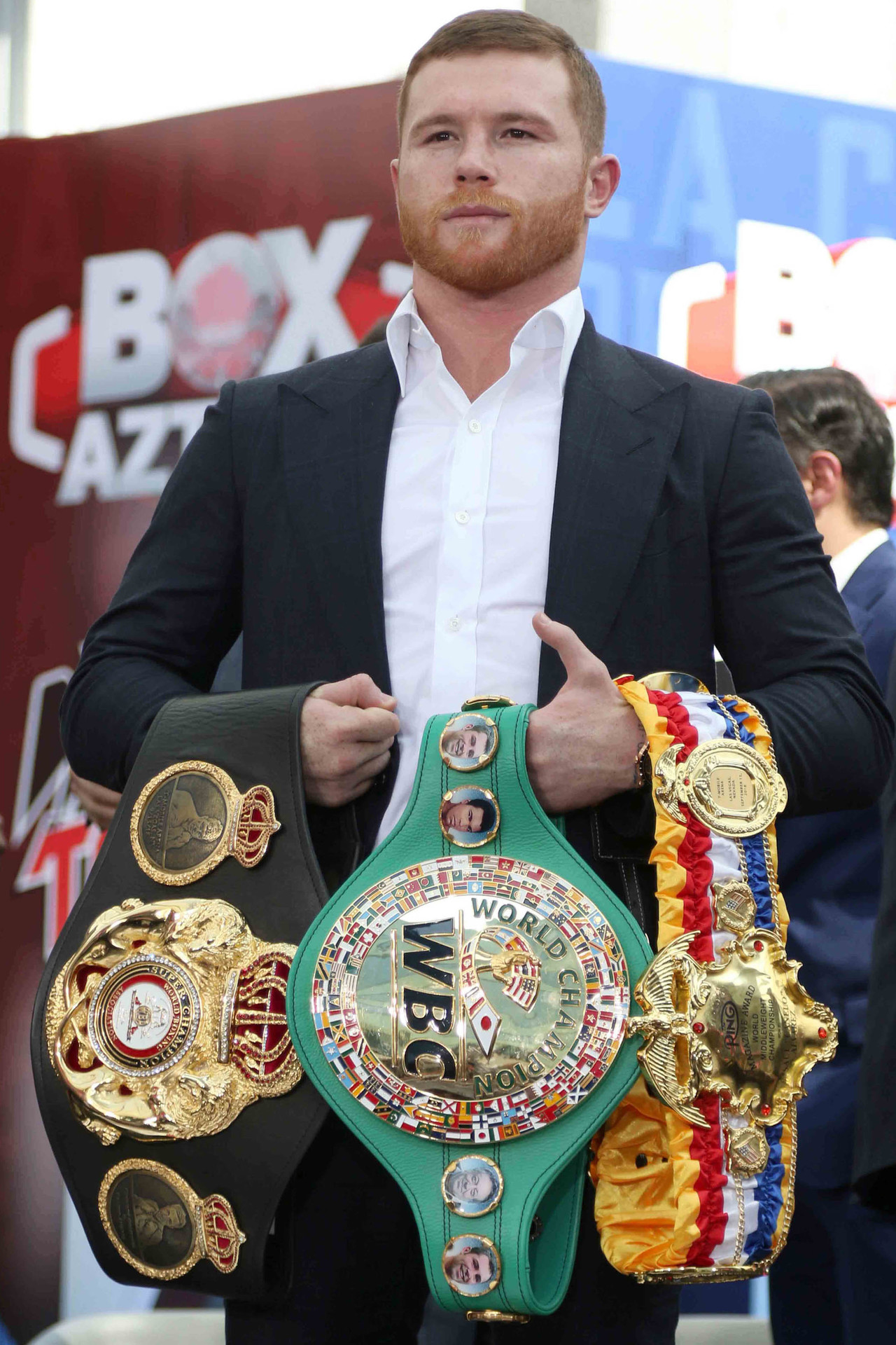 El récord del 'Canelo' en la Arena del MGM