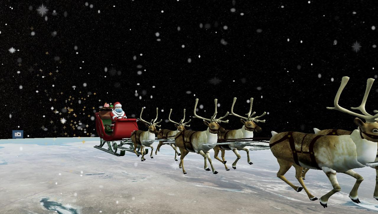 Así puedes seguir el recorrido de Santa Claus en tiempo real