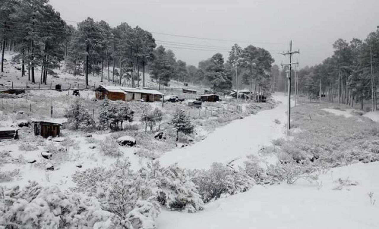 Se mantiene el pronóstico de nevada para Durango