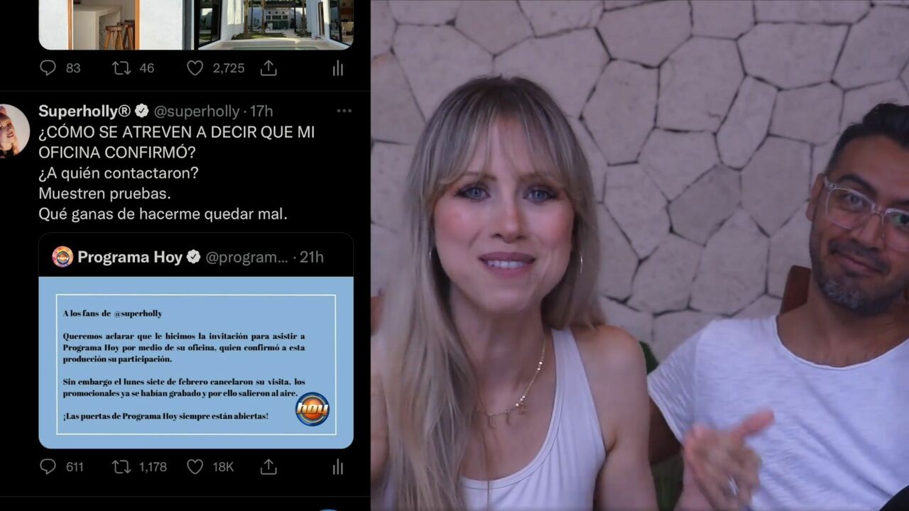 SuperHolly aclara el drama sobre su participación en Hoy