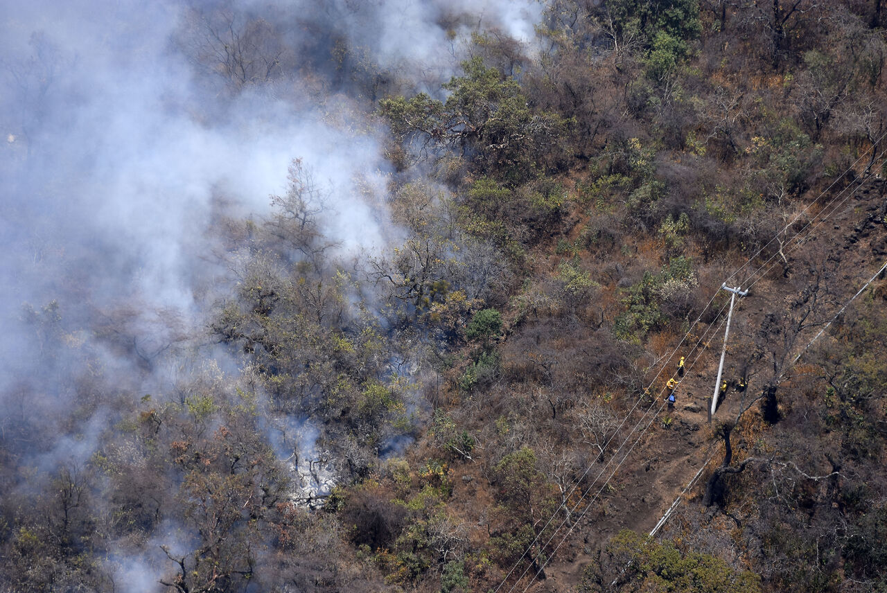 El INAH desconoce si incendio afectó Zona Arqueológica el Tepozteco