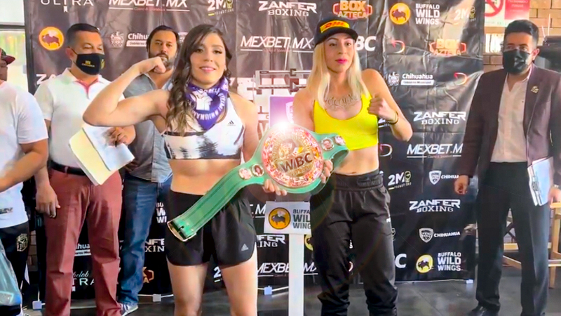 'Yeimi' Mercado y 'Emperatriz' Vargas, listas para subir al ring