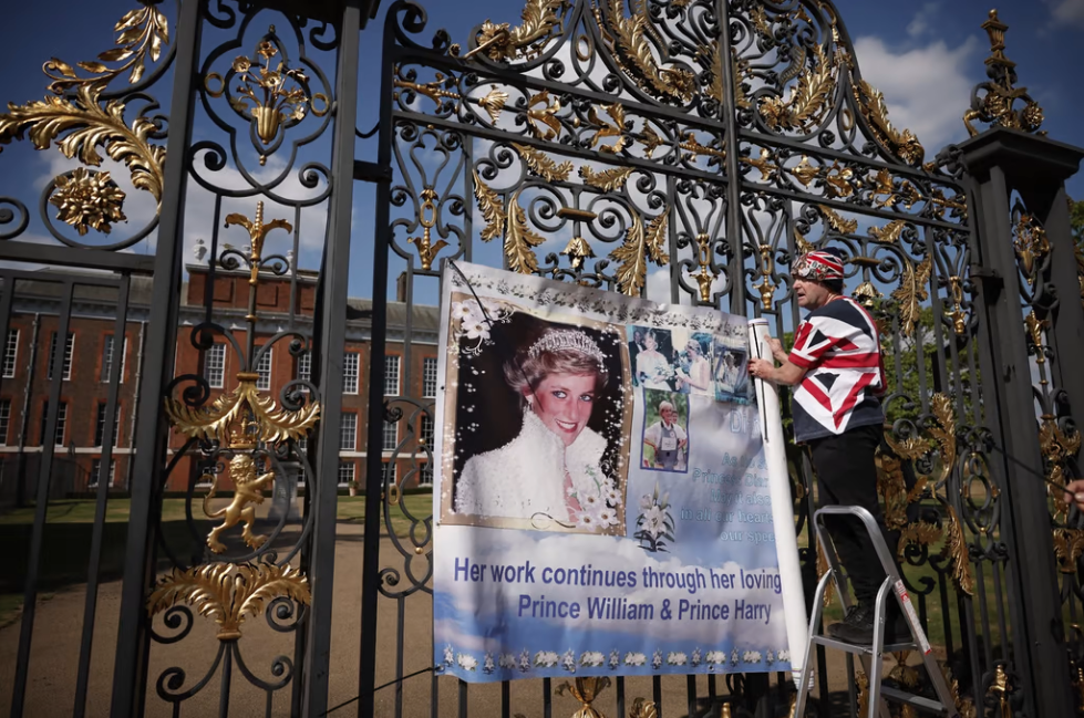Por cumplirse 25 años sin Diana de Gales