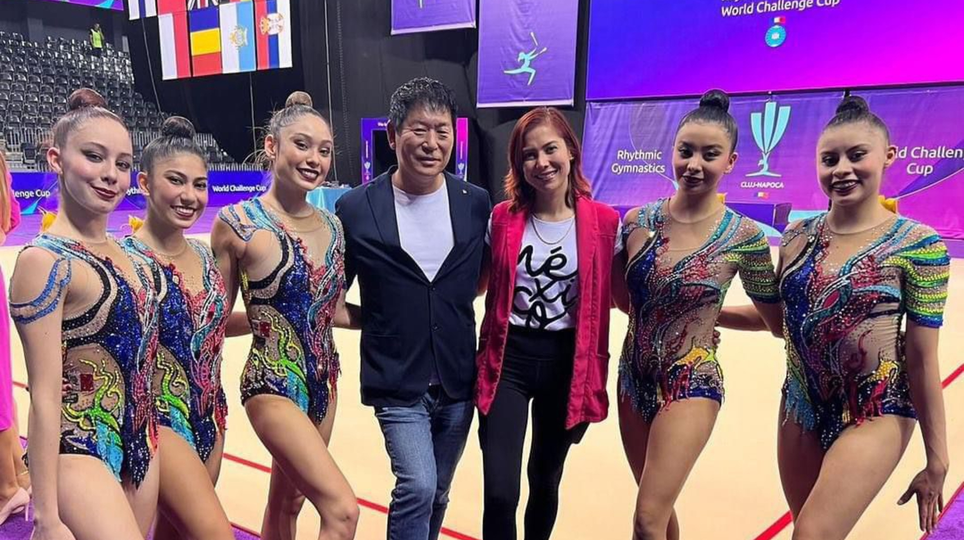 Conjunto de gimnasia rítmica finaliza en cuarto lugar en Rumania