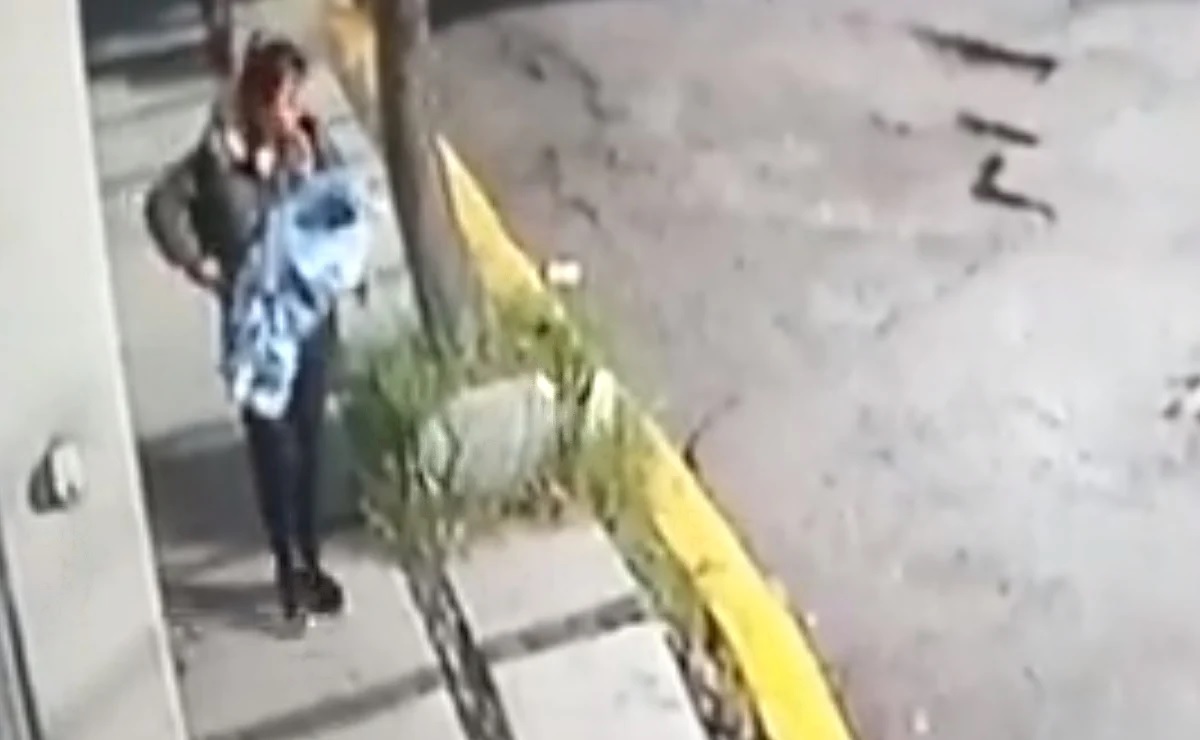 VIDEO: Captan el momento exacto en que mujer abandona a bebé VIDEO: Captan el momento exacto en que mujer abandona a bebé