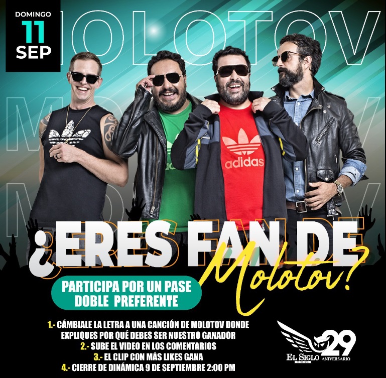 Molotov, este fin de semana en Durango