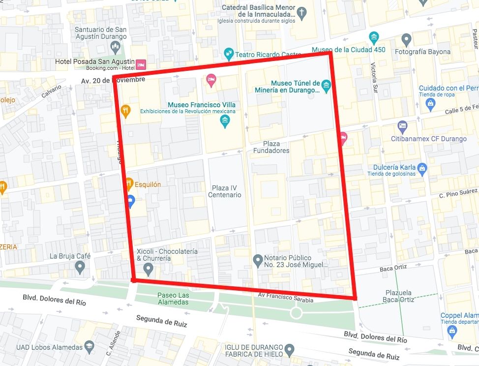 Cerrarán calles por las celebraciones del Día de la Independencia en Durango