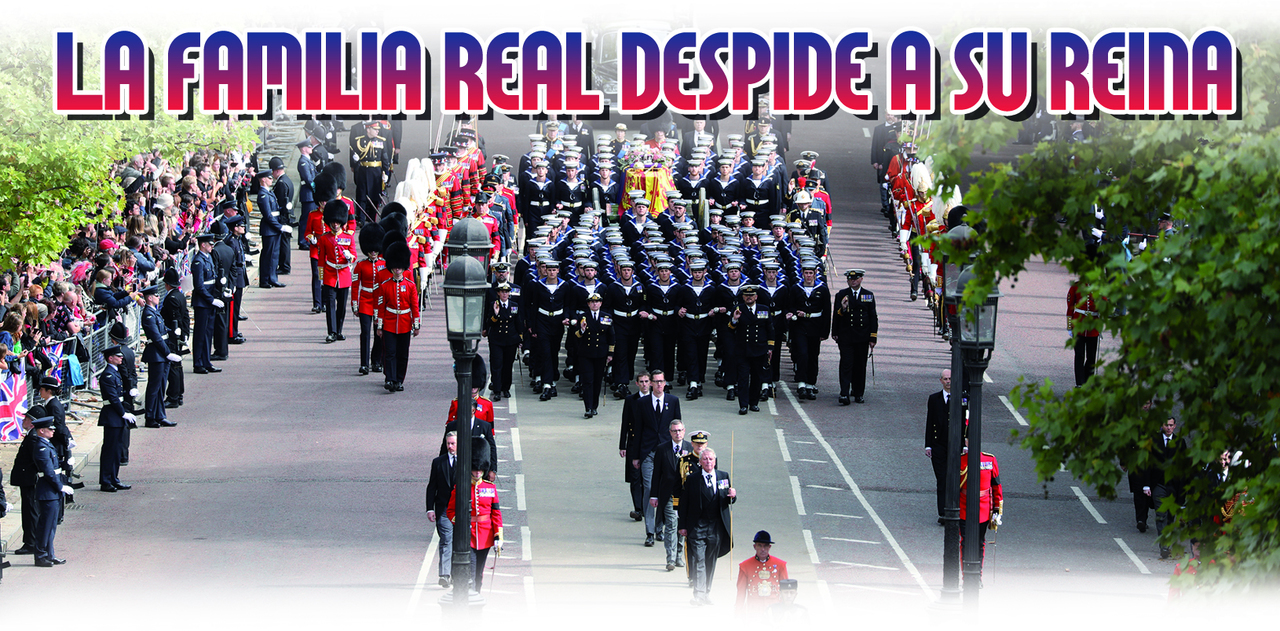 La familia real despide a su reina
