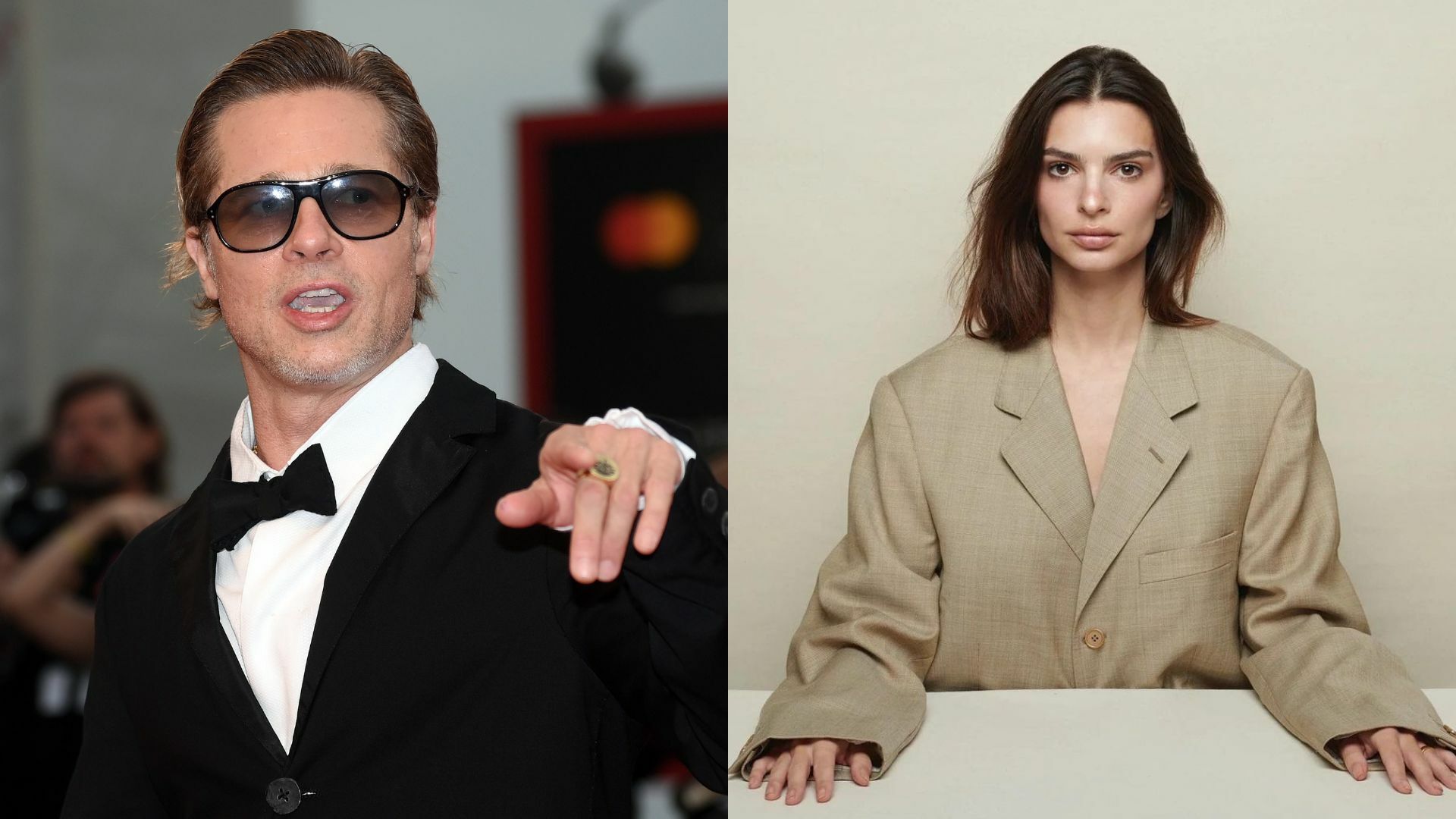 ¿Lo de Emily Ratajkowski y Brad Pitt es serio?
