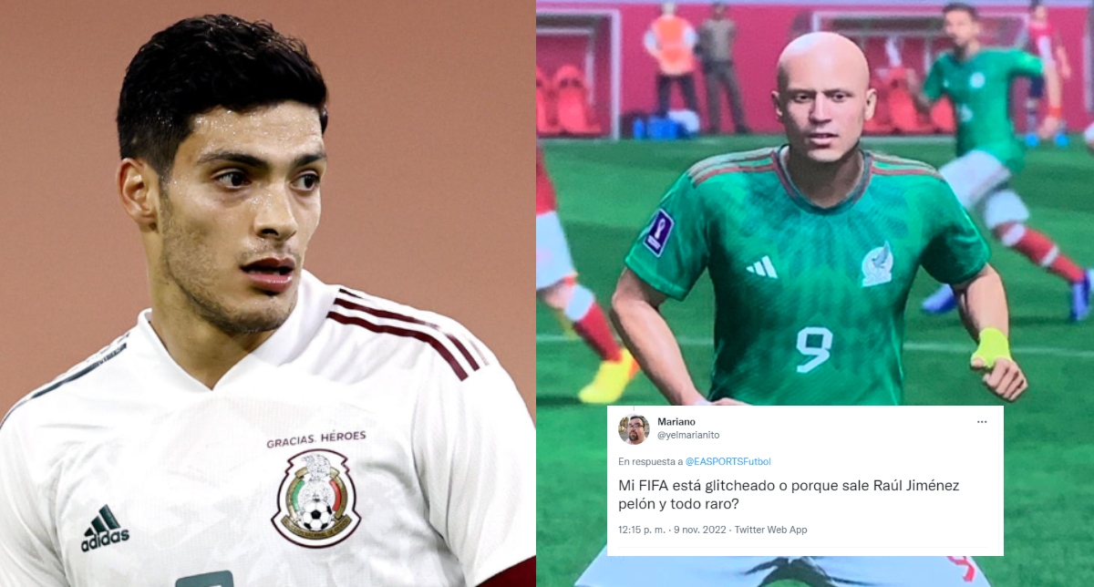 Raúl Jiménez aparece pelón en la nueva edición del FIFA 2023