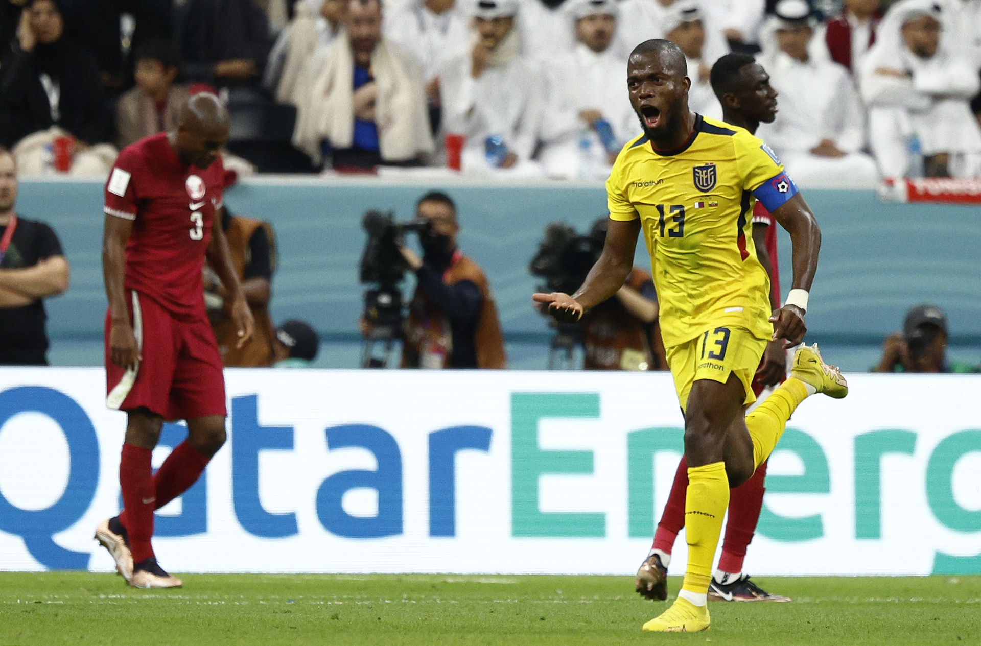Enner Valencia, el jugador del partido inaugural de Qatar 2022