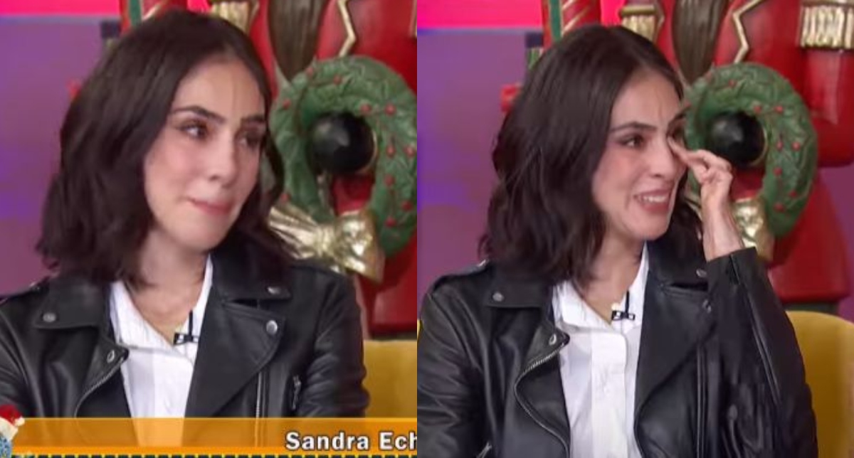 Sandra Echeverría llora al hablar de su separación con Leonardo de Lozanne