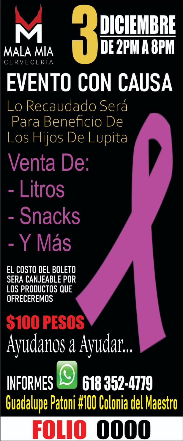 Organizan evento con causa para apoyar a hijos de ‘Lupita’ Vázquez