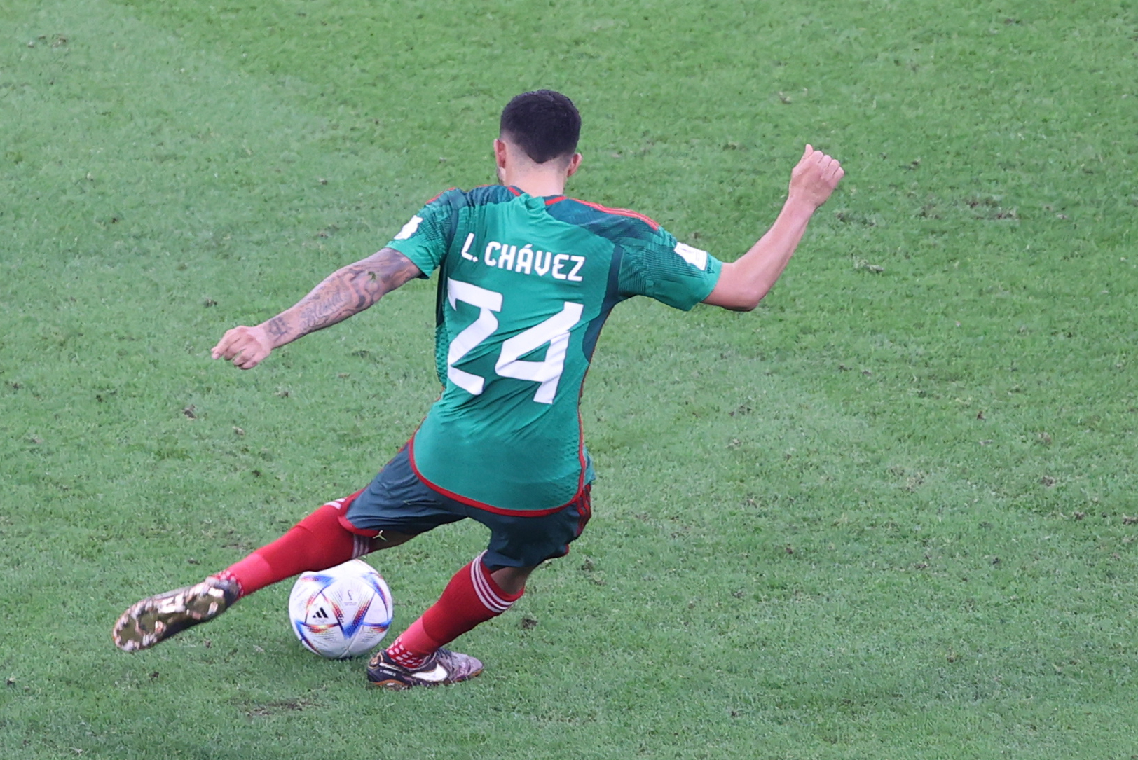 Luis Chávez ha conseguido hacer el gol más potente en lo que va del Mundial