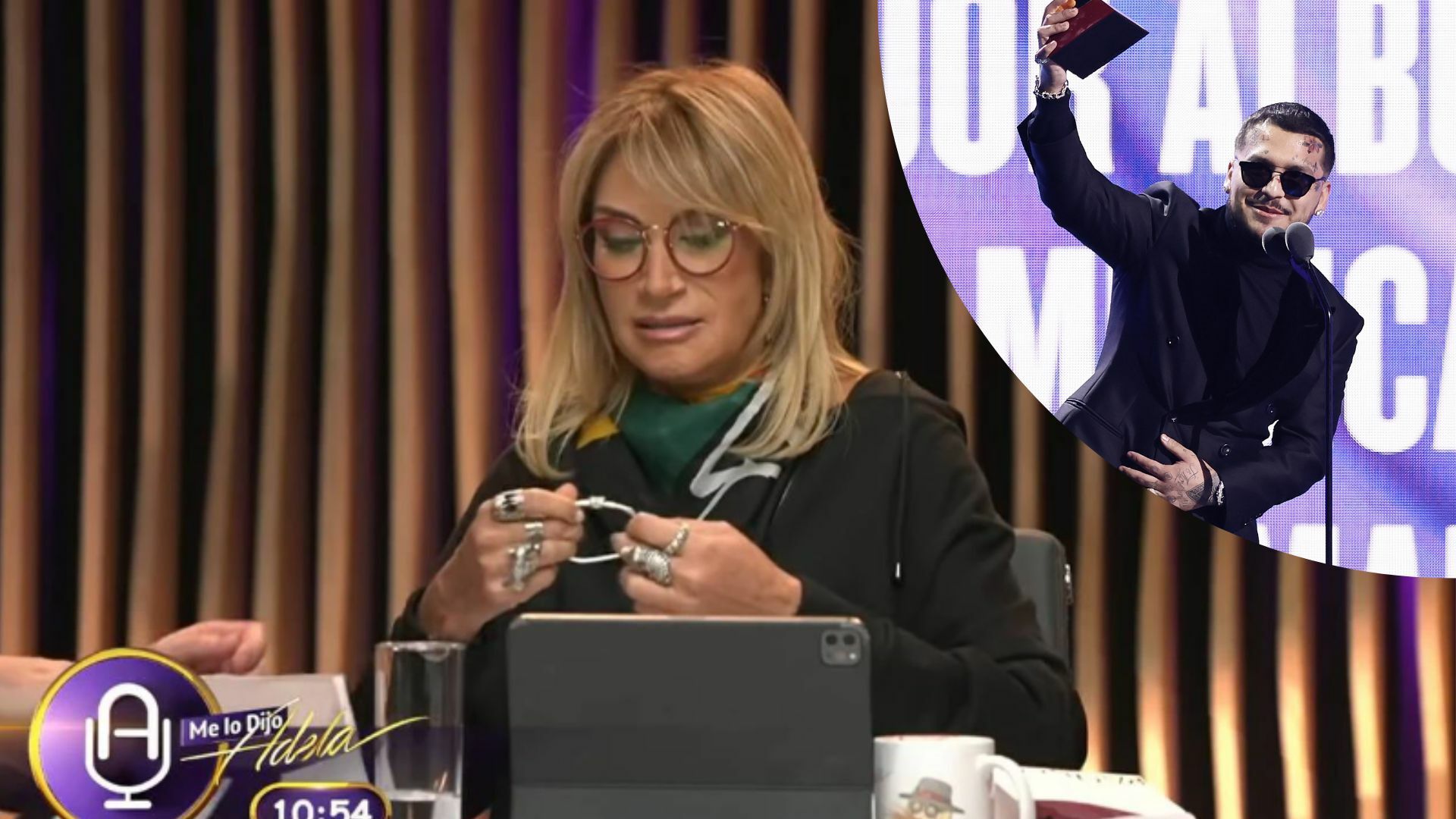 Christian Nodal la regala una joya a Adela Micha